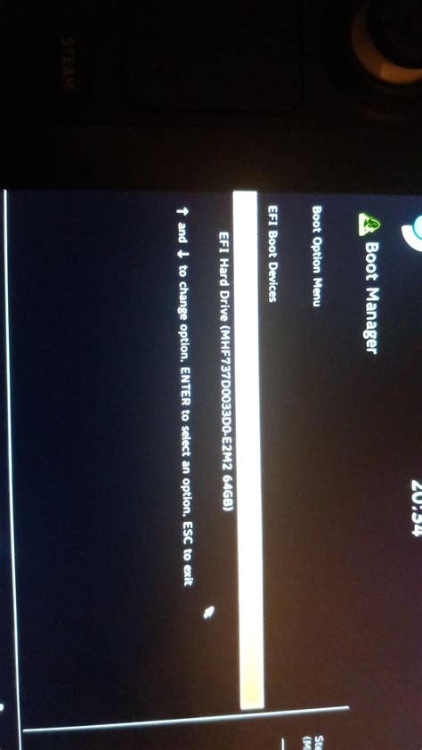 Bios Menu Rsteamdeck