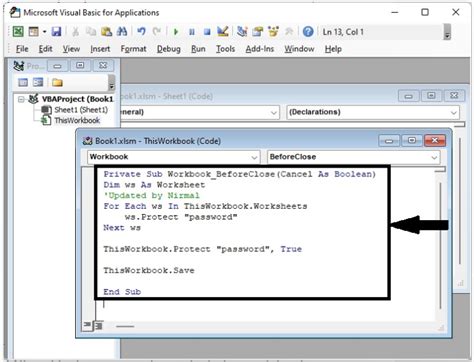 Excel 自动保护一个特定的工作表极客教程