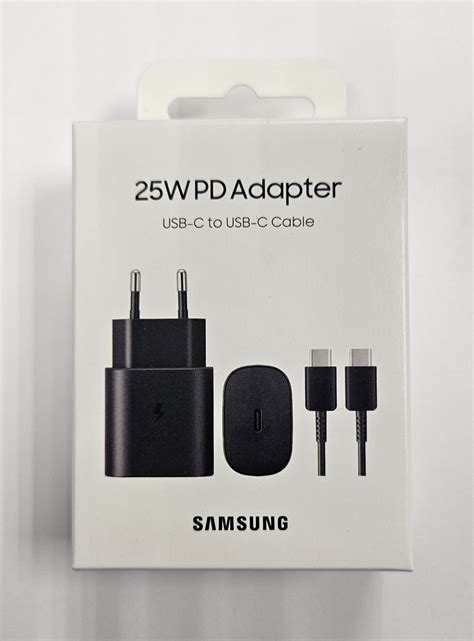Сетевое зарядное устройство Samsung EP-TA800, 25 Вт, с кабелем Type-C ...