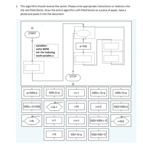 Solved 1 This Algorithm Should Reverse The Vector Please
