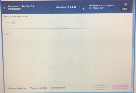 Solved Homework Section 1 4 Homework