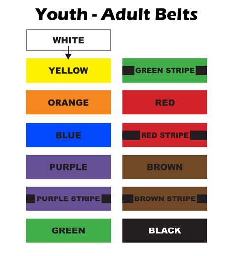 What Are The Belt Colors And Their Meanings Tnqx