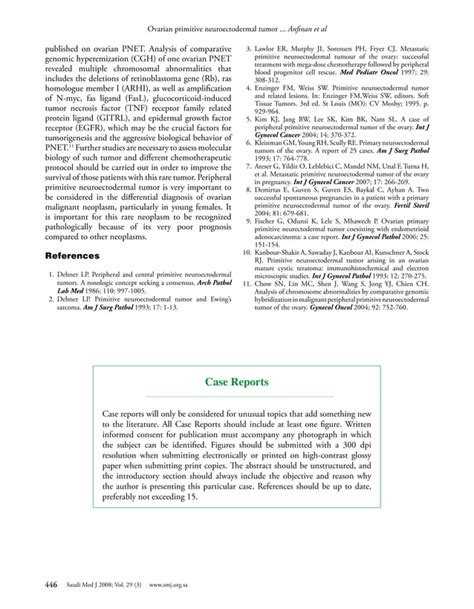 Primitive Neuroectodermal Tumor Of The Ovary Pdf