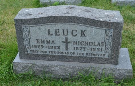 Emma Broe Leuck 1879 1922 Monumento Find A Grave