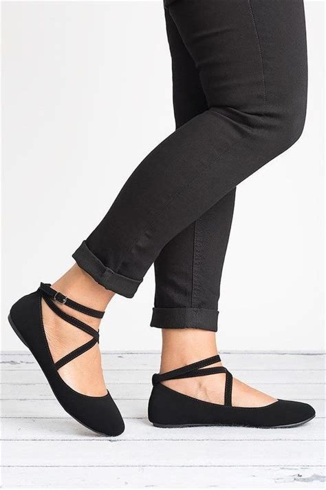 Great Feet With Black Flats Pic