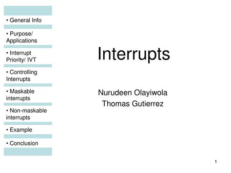 Ppt Interrupts Powerpoint Presentation Free Download Id3471473