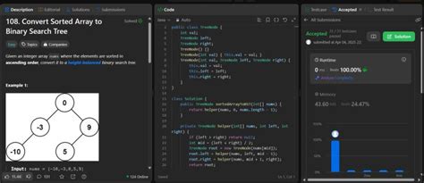 leetcode codingpractice binarysearchtree problemsolving… radha