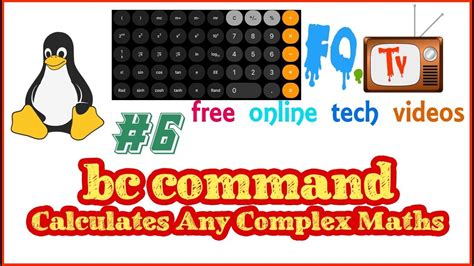 what is linux bc command at joe carter blog