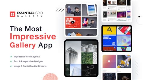 Essential Grid Gallery Image Social Video Masonry Shopify App Store