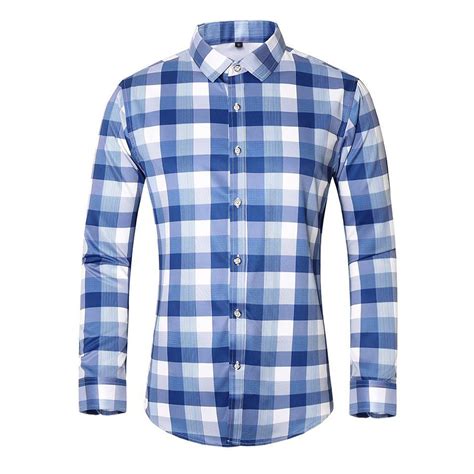 Aimik Hanes Mens Flannel Shirts Long Sleeve Plaid Button Down Shirt Cotton Flannel Shirt For Men