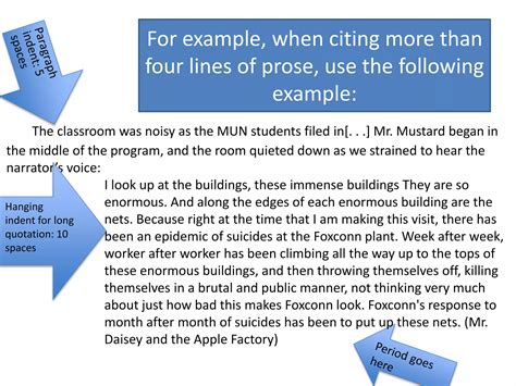 Quotations Mla Style Ppt
