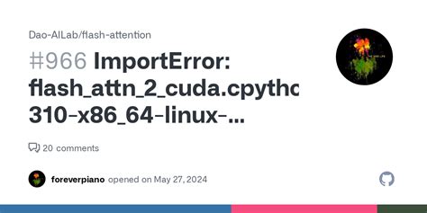 ImportError Flash Attn Cuda Cpython X Linux Gnu So Undefined Symbol