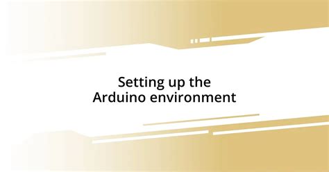 My Experience With Arduino Programming Beginners Uk