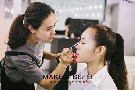 成都化妆学校一阶段都学什么 课堂花絮 奢妃化妆学校