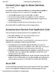 Connect Your App To Azure Services Unlock The Power Of Azure Course Hero
