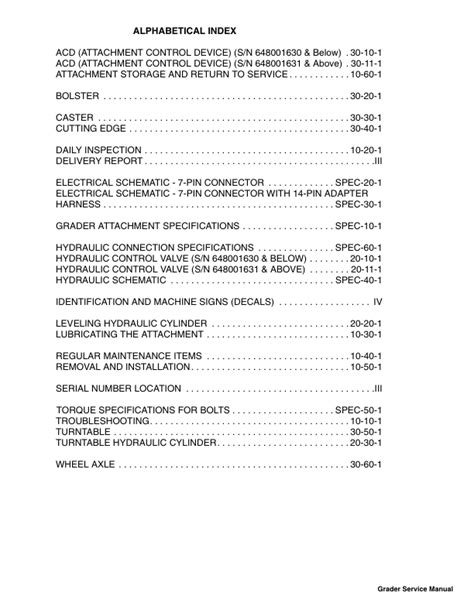 Bobcat Grader Service Manual SN 648000101