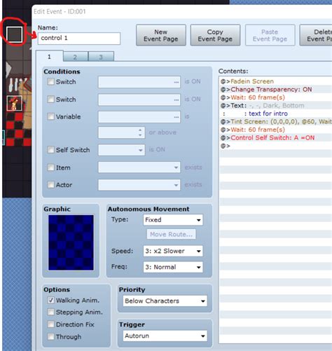 issue with cutscene rpg maker forums