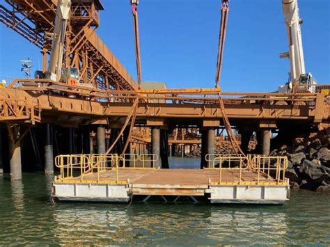 Modular Barge 12m X 10m Steel Construction For Sale Mantle Marine