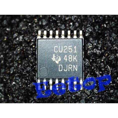 Sn74cbt3251pwr Cu251 Ti Ic Mux Demux 1 X 8 1 16tssop 蝦皮購物