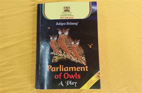Parliament Of Owls By Adipo Sidang Summary Act 1