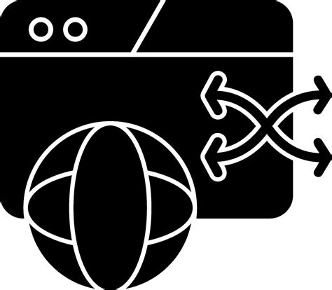 Redirect Glyph Icon 50106737 Vector Art At Vecteezy