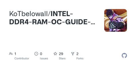 Intel Ddr4 Ram Oc Guide By Kotguidemd At Main · Kotbelowallintel