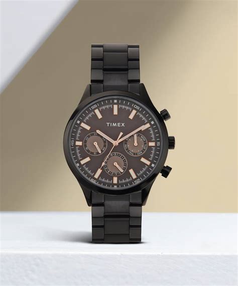 Timex Multi Function Black Dial Analog Watch For Men Buy Timex