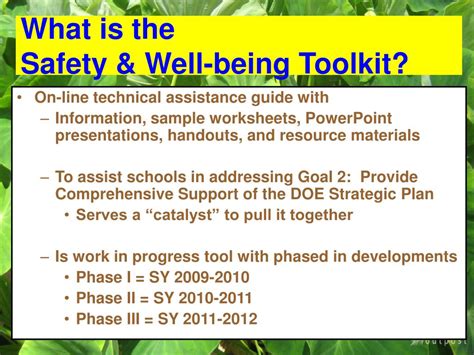 Ppt Hawaii Department Of Education Safety And Well Being Toolkit Powerpoint Presentation Id 611616