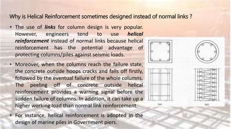 Design Of Short Columns Using Helical Reinforcement Pptx Physics Science