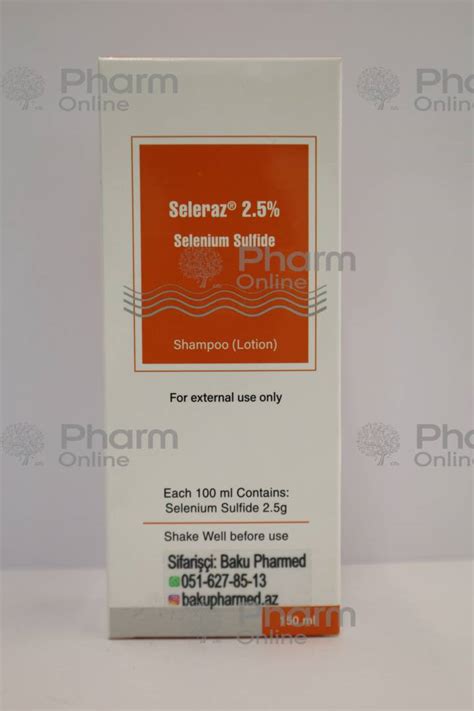 Seleraz Selenium Sulfid 25 150 Ml