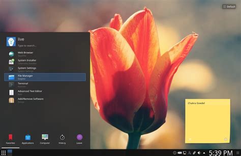 Chakra GNU Linux Users Can Now Install KDE Plasma KDE Applications Softpedia