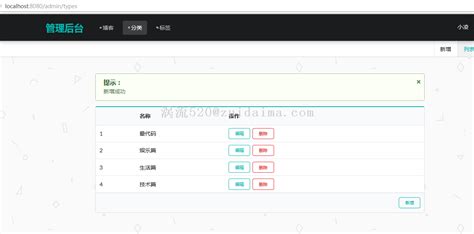 spring boot semantic ui框架开发小而美的个人博客 代码 最代码