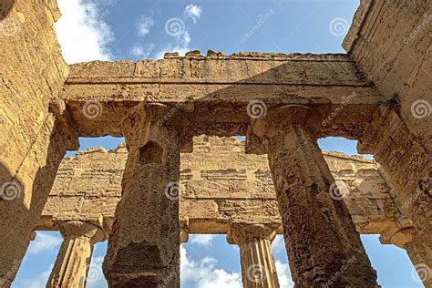Ancient Greek Temple Of Concordia In The Valley Of The Temples Of
