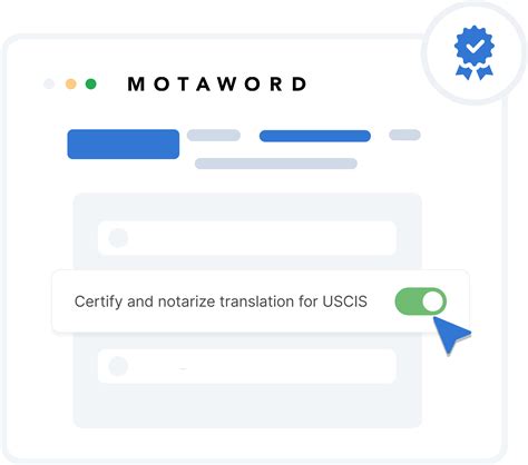 Immigration Translation Services Motaword