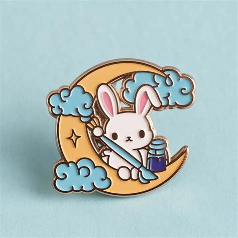 Rabbit Enamel Pins Top Manufacturer Of Promotional Ts Peakeen