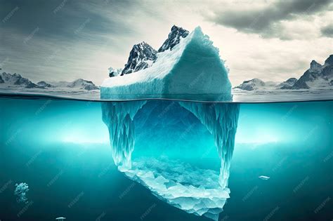 Iceberg Underwater