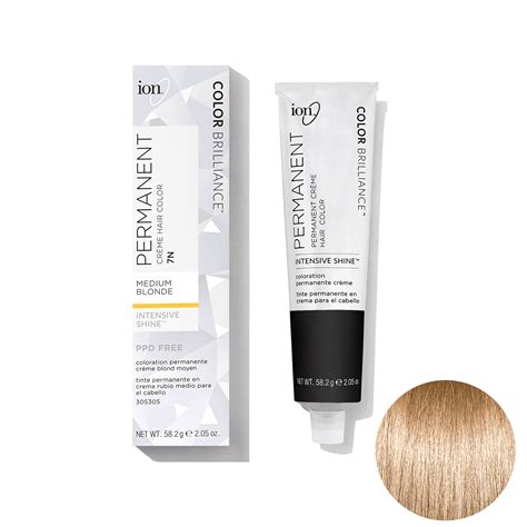 Ion 7n Medium Blonde Permanent Hair Color Low Ammonia Enriched With