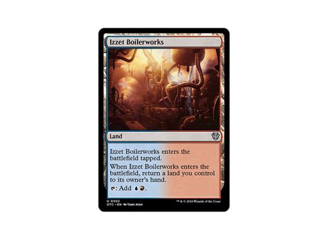 Izzet Boilerworks U Otc 0302 En Outlaws Of Thunder Junction Snkrdunk