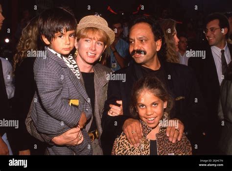 Hollywood Ca June 15 Cheech Marin Wife Patti Heid Daughter And
