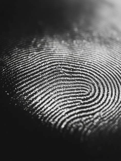 Fingerprint On Table Closeup Premium Ai Generated Image