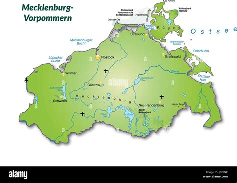 Map Of Mecklenburg Vorpommern Mecklenburg Vorpommern List