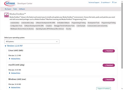 Installing With Setup Program Modustoolbox™ Documentation