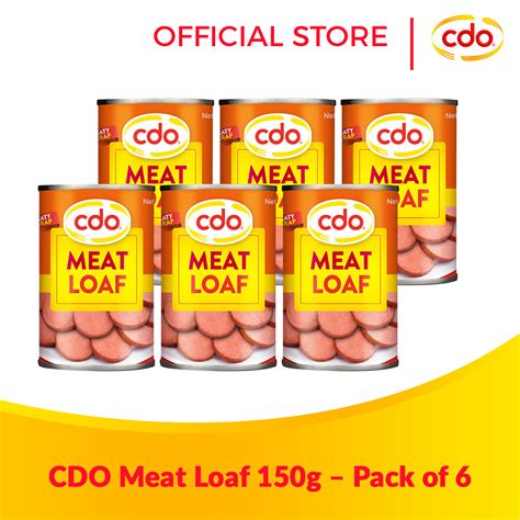 Cdo Meat Loaf Classic 150g Pack Of 6 Lazada Ph