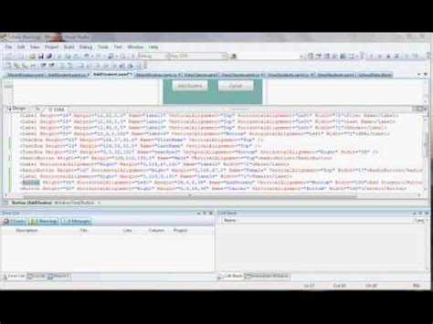 Tutorial 14 Visual Studio 2008 Linq To SQL C And WPF YouTube
