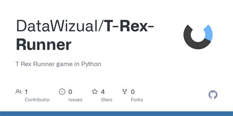 Github Datawizualt Rex Runner T Rex Runner Game In Python