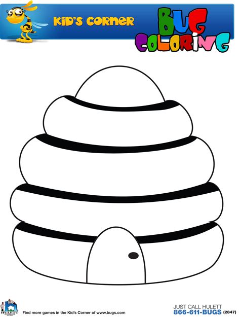 Free Printable Bee Hive Template Best Templates Resources