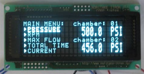 Arduino And The Noritake 24x6 Vfd Module Vacuum Fluorescent Display