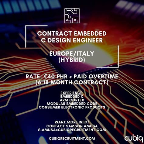 cubiq recruitment on linkedin embedded designengineer arm cortex