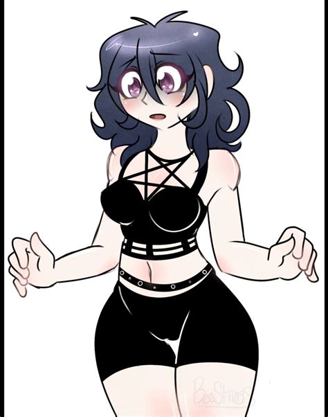 Oka Ruto Yandere Simulator Yandere Simulator Highres Breasts Goth