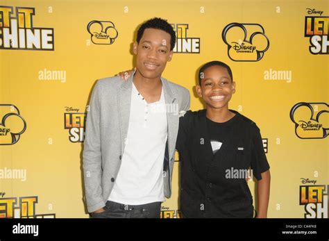 Tyler James Williams Tyrel Jackson Williams At Arrivals For Let It